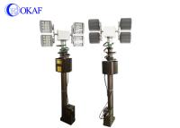China 4m/min RS485 48000lm Telescopic Mast Aluminum for sale