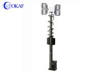 China 20M Height 50KG 48000lm Vehicle Mounted Telescopic Mast for sale