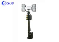 China 20M Height 50KG 48000lm Vehicle Mounted Telescopic Mast for sale