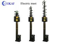 China 20M Height 50KG 48000lm Vehicle Mounted Telescopic Mast for sale