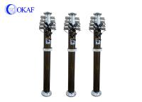 China Self Locking FCC 20ft Aluminum T6 Pneumatic Telescopic Mast for sale