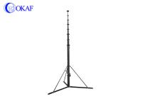 China FCC 6M Manual Antenna Telescopic Mast Aluminum Alloy 6063 for sale