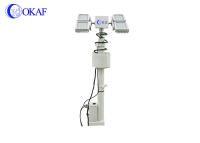 China RS485 6M Mobile Aluminum Telescoping Mast 4*120W CREE Lamp for sale