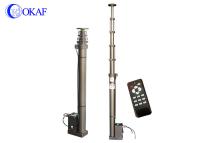China 19 Feet Telescopic Antenna Mast Alloy 6063B For Reconnaissance for sale