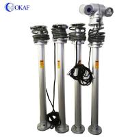China Anodized Aluminum Pneumatic Telescopic Mast 4.2M 5.7M for sale