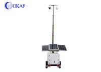 China Mobile Sentry GPS Position 9m 400Ah Telescopic Mast Pole HD 1080P PTZ Cameras for sale