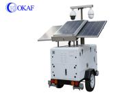 China Mobile Sentry GPS Position 9m 400Ah Telescopic Mast Pole HD 1080P PTZ Cameras for sale