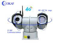 China OKAF 4G Anti Shock Vehicle Roof PTZ IP Camera RS485 Control for sale