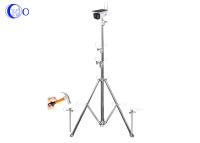 China Manual Lifting Tripod Telescopic Mast Pole For PTZ Camera for sale