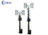China 20m Winch Motorized Telescopic Antenna Mast Vehicle Mounted for sale