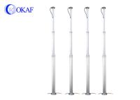 China RS485 Aluminum Alloy Telescopic Pole Retracted Height 4.5m 5m for sale