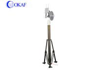 China Portable Lightweight Telescopic Mast Tripod 5.7m 5.8m Hydraulic for sale
