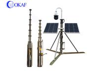 China PTZ Camera Manual Winch Telescopic Mast Pole Aluminum Winch for sale