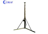 China 49ft Extend Height Hand Winch Telescopic Camera Mast 18m 20m for sale