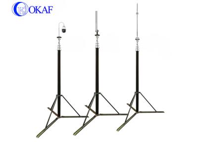 China Aluminum Pnuematic Telescopic Mast Tripod Portable Antenna for sale