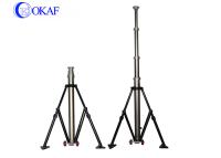 China Aluminum Pnuematic Telescopic Mast Tripod Portable Antenna for sale