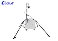 China 400Ah CCTV PTZ Camera Security Surveillance Trailer 1920*1080P Mobile Sentry for sale