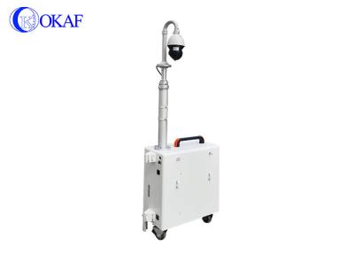 China Outdoor Emergency Surveillance Solar Mobile Sentry CCTV PTZ Camera Tower for sale