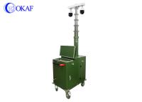 China CCTV Camera PTZ Control Mobile Sentry Surveillance Trailer for sale