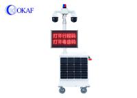 China Mobile Sentry Solar Surveillance Trailer IP65 For Epidemic Prevention Monitoring for sale