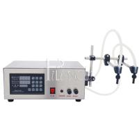 China 2Heads Semi Automatic Water Filling Machine Electric Digital Control Pump Liquid Bottle for sale