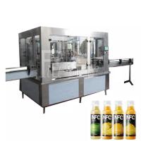 China Automatic 3-in-1 Hot Filling Machine for Plastic Bottle Juice Production - 6000-8000 BPH Capacity, 0.3-2L Bottle Size for sale