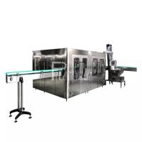 China Automatic 4 In 1 Juice Filling Machine PET Bottles Monoblock Pulp Fruit Granule for sale