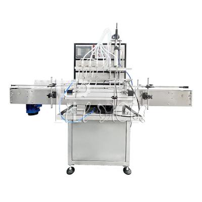 China Automatic 2/4/6 Head Magnetic Pump Filling Machine with 6L/min Flow Rate and ±0.5% Accuracy for sale