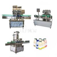 China 1500BPH 0-2L Glass Bottle Fruit Juice Hot Filling Machine with Pull Ring Cap Capper for sale