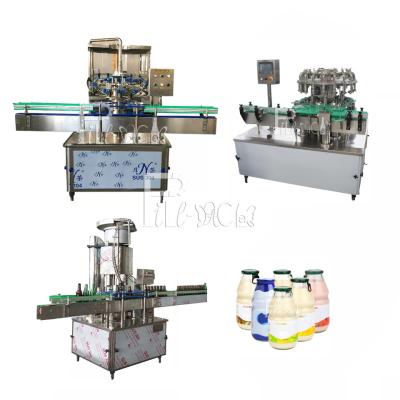 China 1500BPH 0-2L Glass Bottle Fruit Juice Hot Filling Machine with Pull Ring Cap Capper for sale