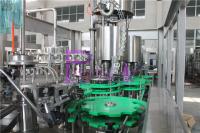 China 18-Head Rotary Juice Filling Machine 4.5KW Stainless Steel with 6000-8000 BPH Capacity for Hot Beverage Bottling for sale