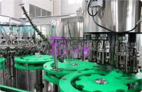 China 0.3L High Viscosity Juice Filling Machine with Automatic Capping - 6000-8000 BPH Capacity, PLC Control System for sale