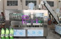 China 20000BPH Aloe Pulp Juice Filling Machine with 3-in-1 Glass Bottle Carbonated Drink Line for sale