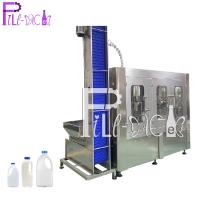 China Automatic Monoblock 6000BPH 3-in-1 Milk Filling Machine with 24 Heads and 4KW Power for sale