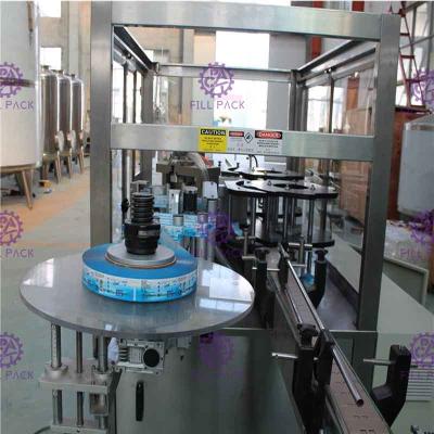 China OPP Hot Melt Glue Labeling Machine 300BPM 380V for PET Plastic Water Bottles for sale