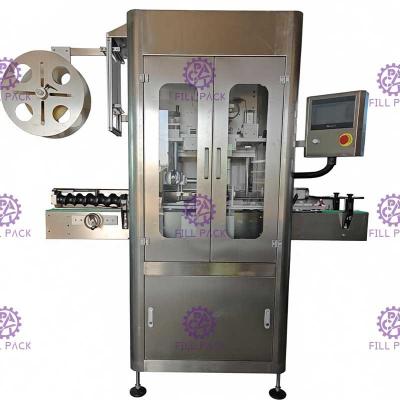 China 150-500 BPH Automatic PVC Shrink Sleeve Labeling Machine for 28-125mm Bottles for sale