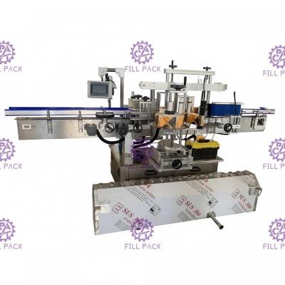China Auto Double Side Bottle Labeling Machine 5000BPH Capacity for Round Containers 30-350mm Height Range for sale