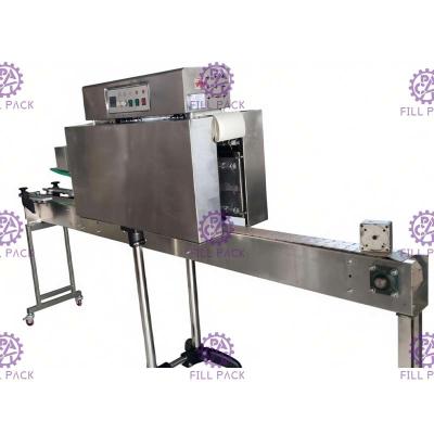 China 3000BPH Electric Shrink Tunnel for Glass Bottle Labeling with Hot Wind and Adjustable Height for sale