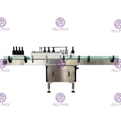 China Automatic Cold Glue Labeling Machine for Round Bottles - 60-80 bottles/min, 30-80mm Label Width for sale