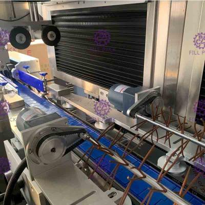 China Double Head PVC PET Plastic Bottle Sleeve Shrink Labeling Machine 500bpm 6kW for sale