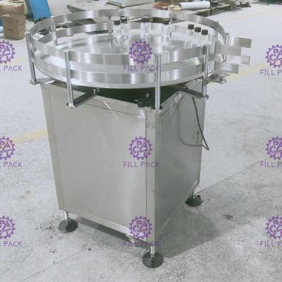 China Semi Automatic Rotary Bottle Sorting Machine 800mm 40 BPM Stainless Steel for sale