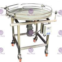 China Semi Automatic Rotary Glass Bottle Sorting Machine 3000-5000 BPH Capacity with 0.37kW Motor for Water Production Lines for sale