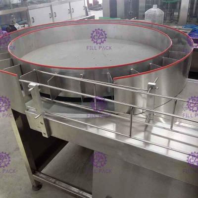 China Manual Bottle Sorting Machine 3600-5000BPH SUS304 Stainless Steel for Juice Processing Lines for sale