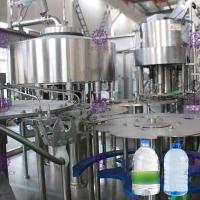 China High Capacity Bottled Water Filling Machine 8000-10000BPH with PLC Control for PET Bottles 0.3-2L for sale