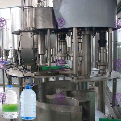 China Stainless Steel Drinking Water Bottle Filling Machine 10 Heads With Linear Type for sale