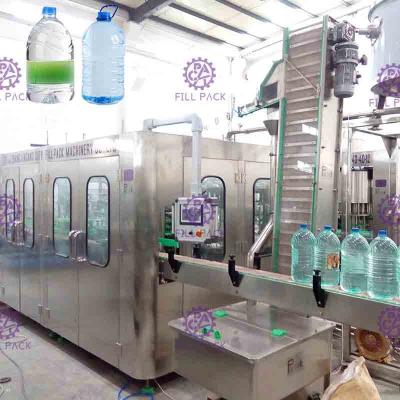 China 3L-10L Mineral Water PET Bottle Filling Machine CGF18-18-6B 2500 BPH for sale