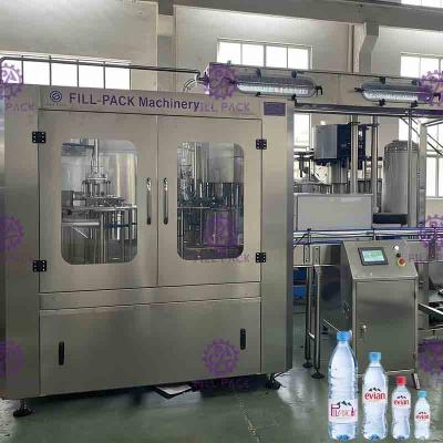China Stainless Steel Automatic Drinking Water Filling Machine 0.3-2L PET Bottle Production Line with 2000-20000 BPH Capacity for sale