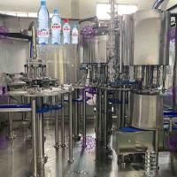 China Aseptic Round Bottle Water Filling Plant 10000-15000bph 3-in-1 PET Liquid Filler for sale