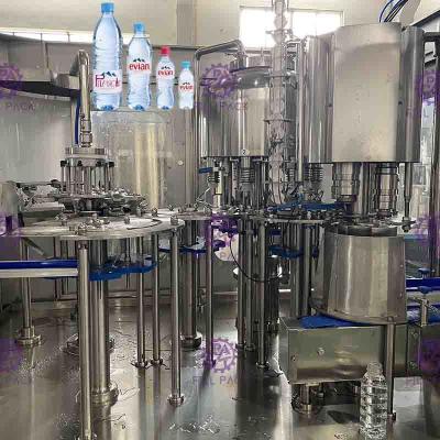 China Aseptic Round Bottle Water Filling Plant 10000-15000bph 3-in-1 PET Liquid Filler for sale