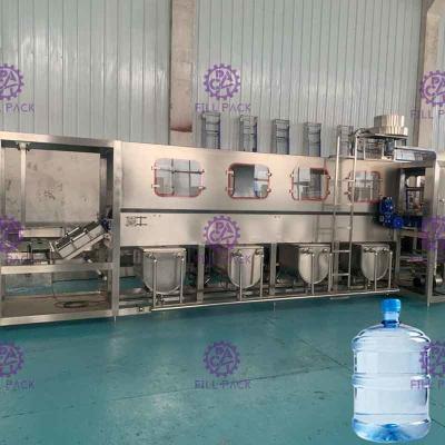 China 5 Gallon Water Filling Machine 300 BPH with 2 Filling Heads and SUS304 Construction for Mineral Water Production for sale